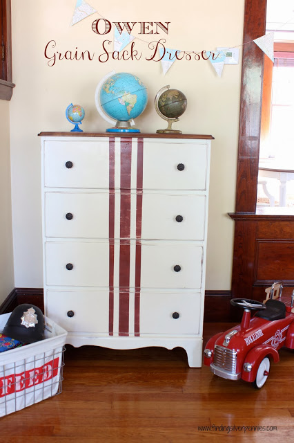 Owen Grain Sack Dresser (Before & After) - Finding Silver Pennies