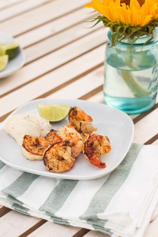 Shrimp on the Barbie I Spicy Grilled Shrimp - Finding Silver Pennies