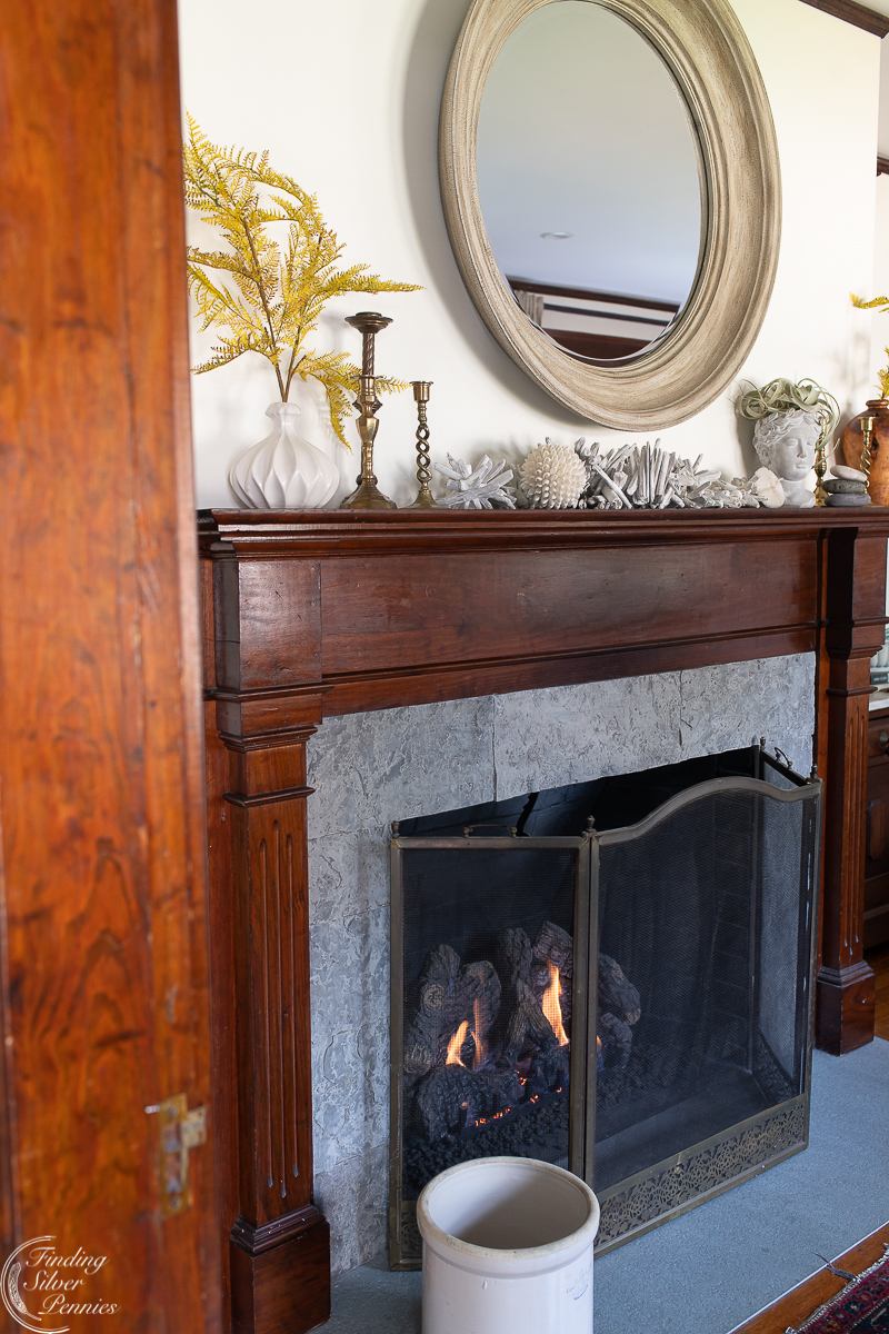 Five Minute Fall Mantel - Finding Silver Pennies