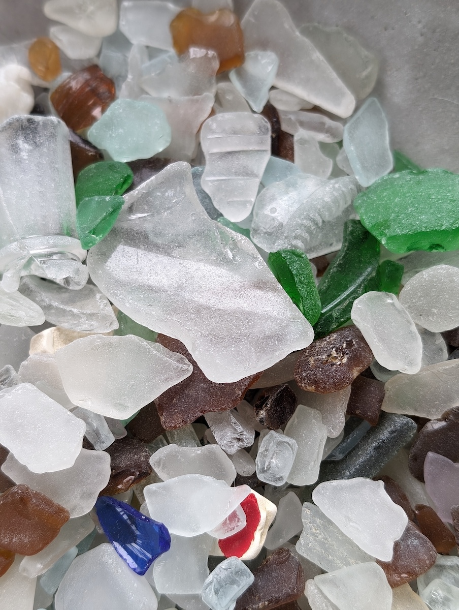 Searching for Sea Glass - Finding Silver Pennies